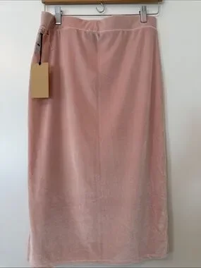 Halogen | Skirts | Halogen Dusty Rose Blush Velvet Midi Skirt Medium ...
